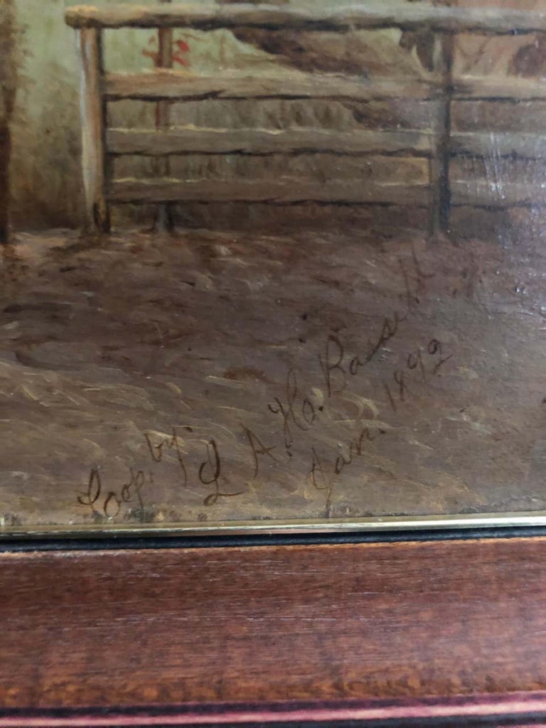 Unknown - Rare Pair of Late 19th Century Oil Well Derrick Signed ...
