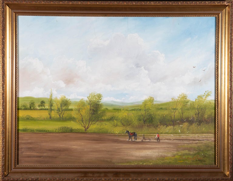 Unknown - Raymond Price - 20th Century Oil, Ploughing the Field For ...