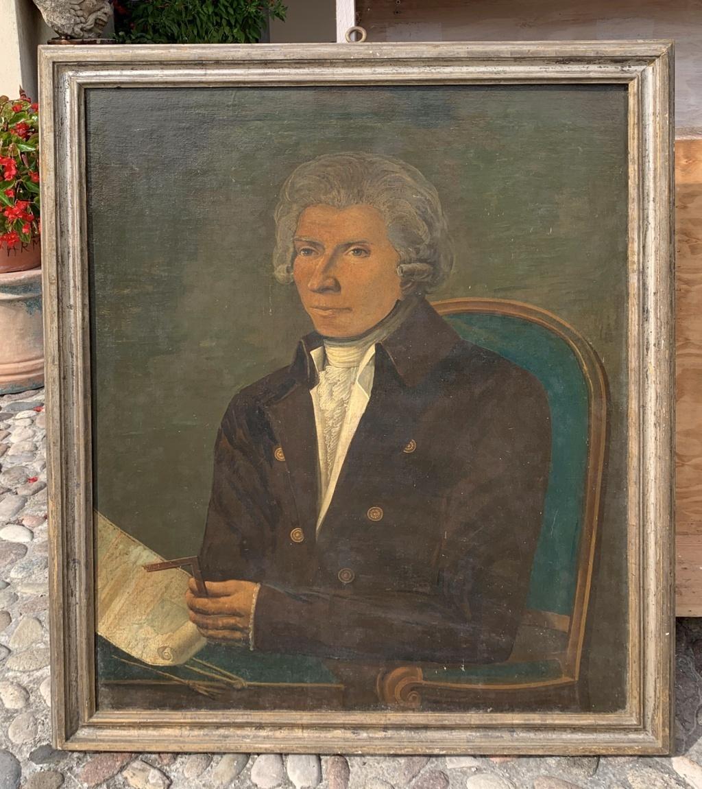 Unknown - Realist painter (Italy) - 19th century figure painting - Portrait of navigator For ...
