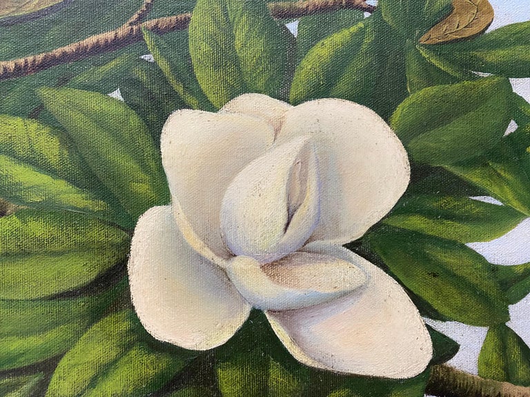 Unknown - Robert Weeks "Pink Cockatoo's and Magnolia Blossoms" Original ...