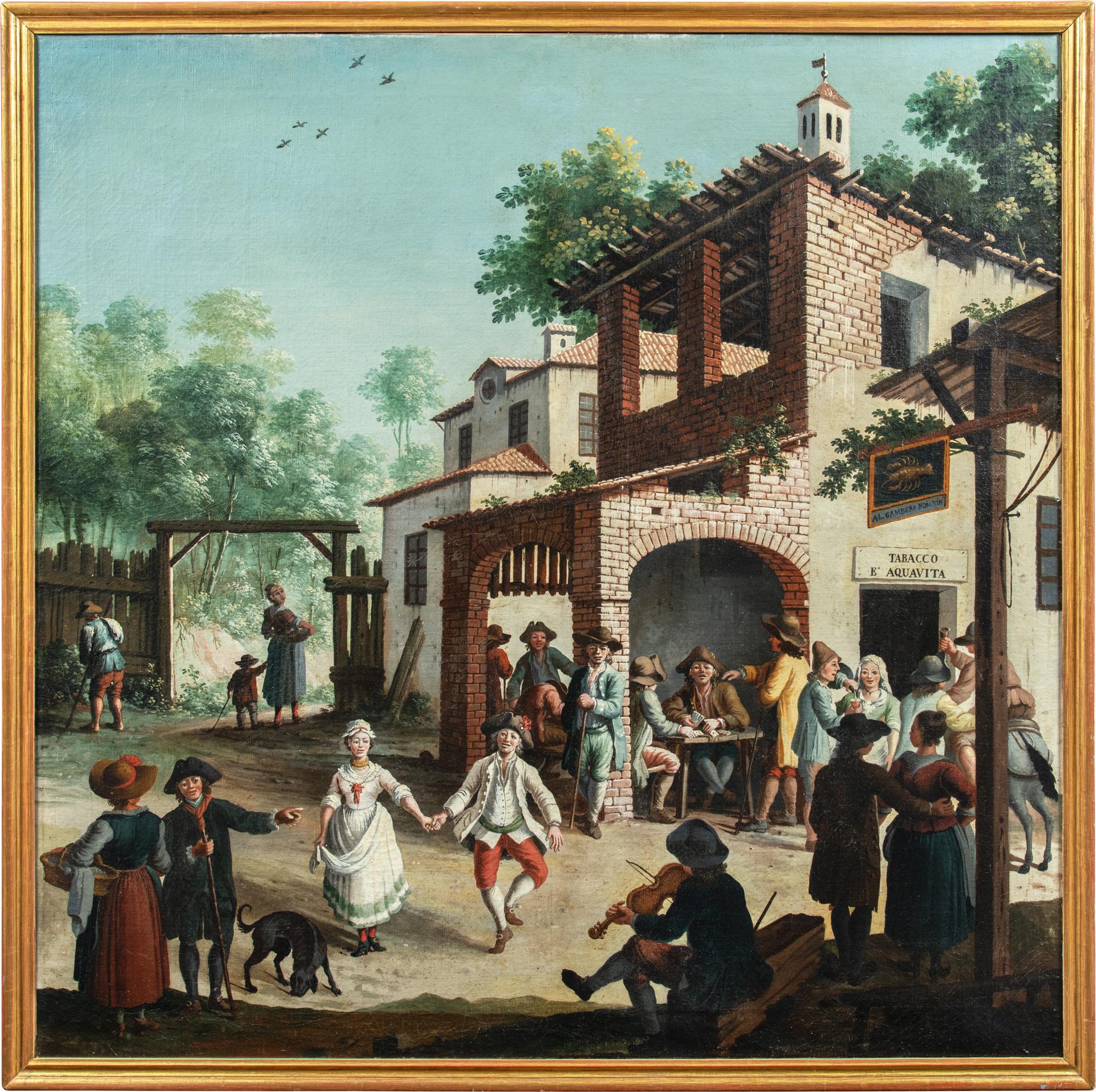 Signed Rococo Paintings - 200 For Sale on 1stDibs