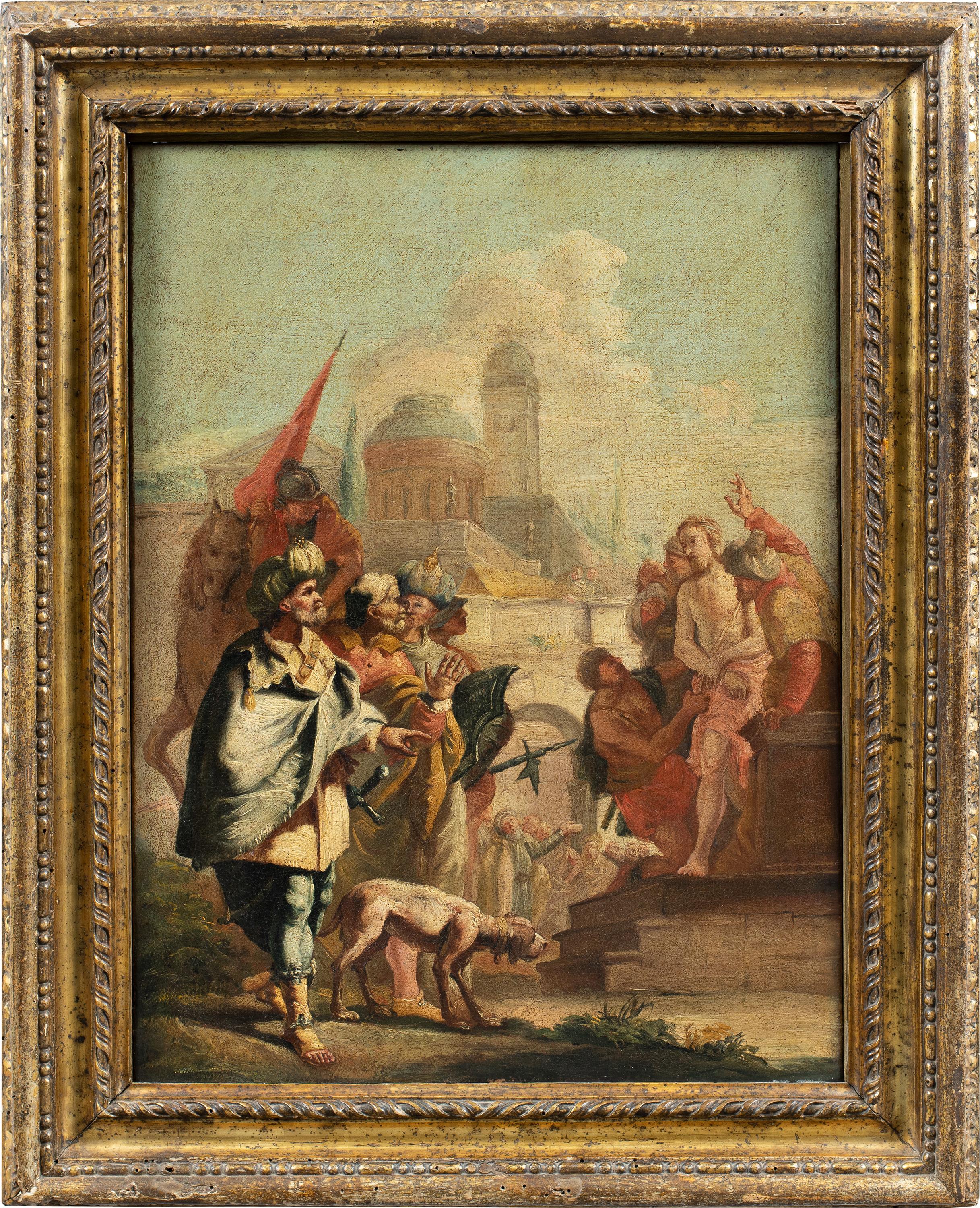 Unknown - Rococò Venetian painter - 18th century figure painting ...