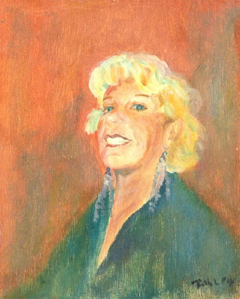 Unknown - Ruth L Foy - Signed 20th Century Oil, The Proud Woman in ...