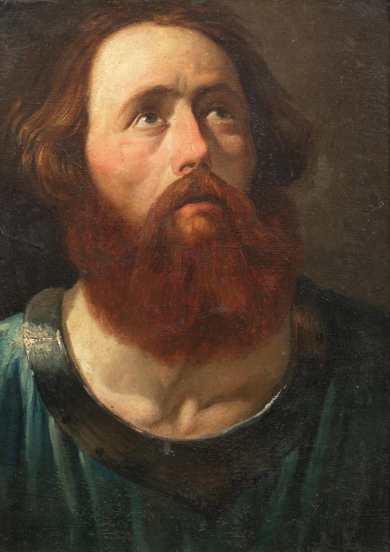 Unknown - Saint Aidan of Lindisfarne, 18th Century For Sale at 1stDibs