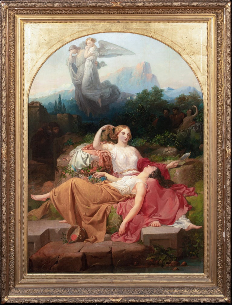 Unknown – Sappho und Alcaeus von Lesbos, 19. Jahrhundert Präraffaelitische Schule im Angebot bei ...