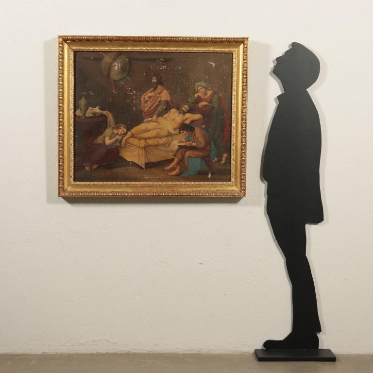 Unknown - Seneca's Death Oil on Canvas 19th Century For Sale at 1stDibs