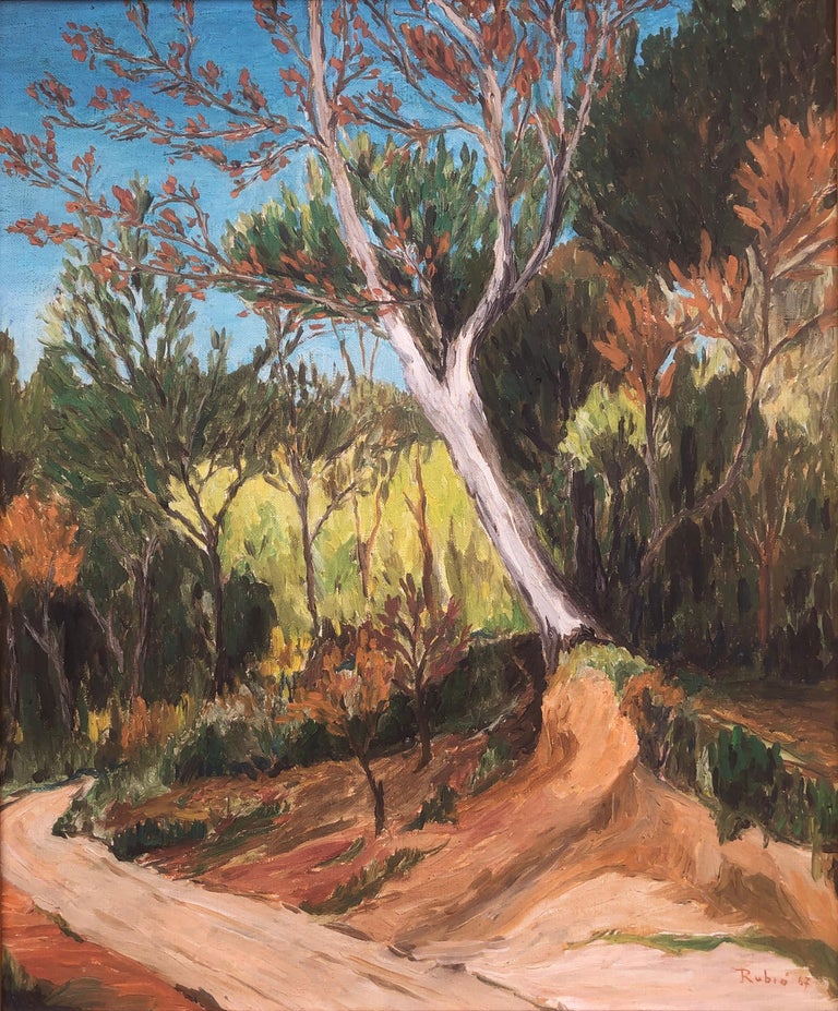 Unknown - Spanish school landscape oil on canvas painting For Sale at ...