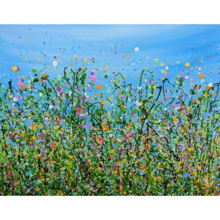 Unknown - Spring Chaos #6, Jackson Pollock Style Landscape Painting ...