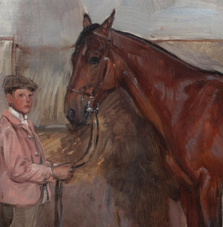 Unknown - Stable Boy and Horse, 19th Century by Ludwig KOCH (1866-1934 ...