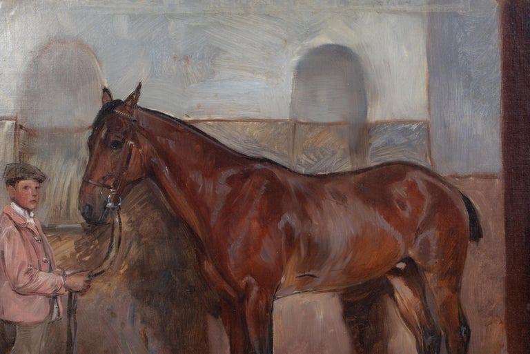 Unknown - Stable Boy and Horse, 19th Century by Ludwig KOCH (1866-1934 ...