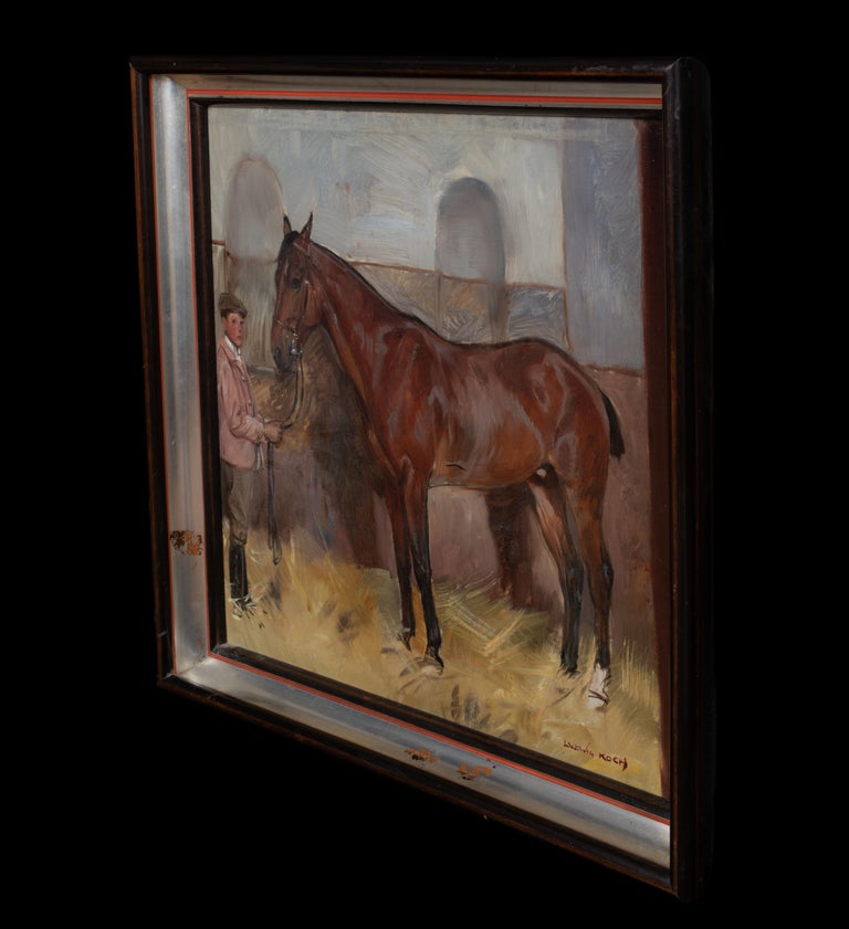 Unknown - Stable Boy and Horse, 19th Century by Ludwig KOCH (1866-1934 ...