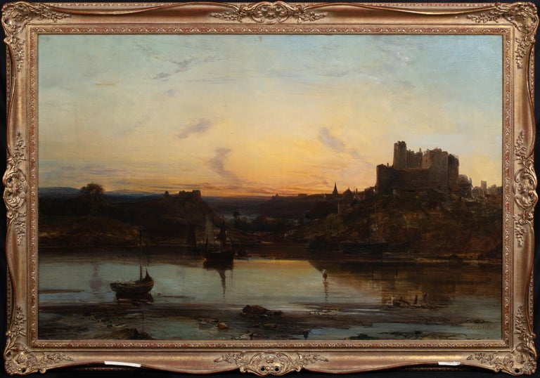 Unknown - Coucher de soleil, Berwick-upon-Tweed, 19e siècle par Alfred ...