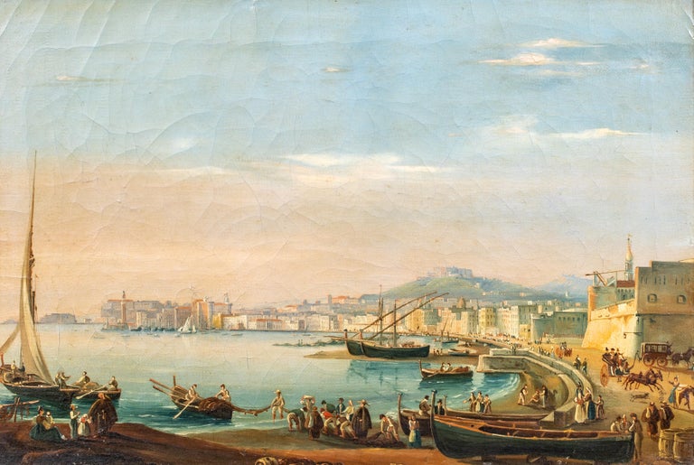 Unknown - The Bay Of Naples, circa 1800 Saverio Xavier DELLA GATTA (act ...
