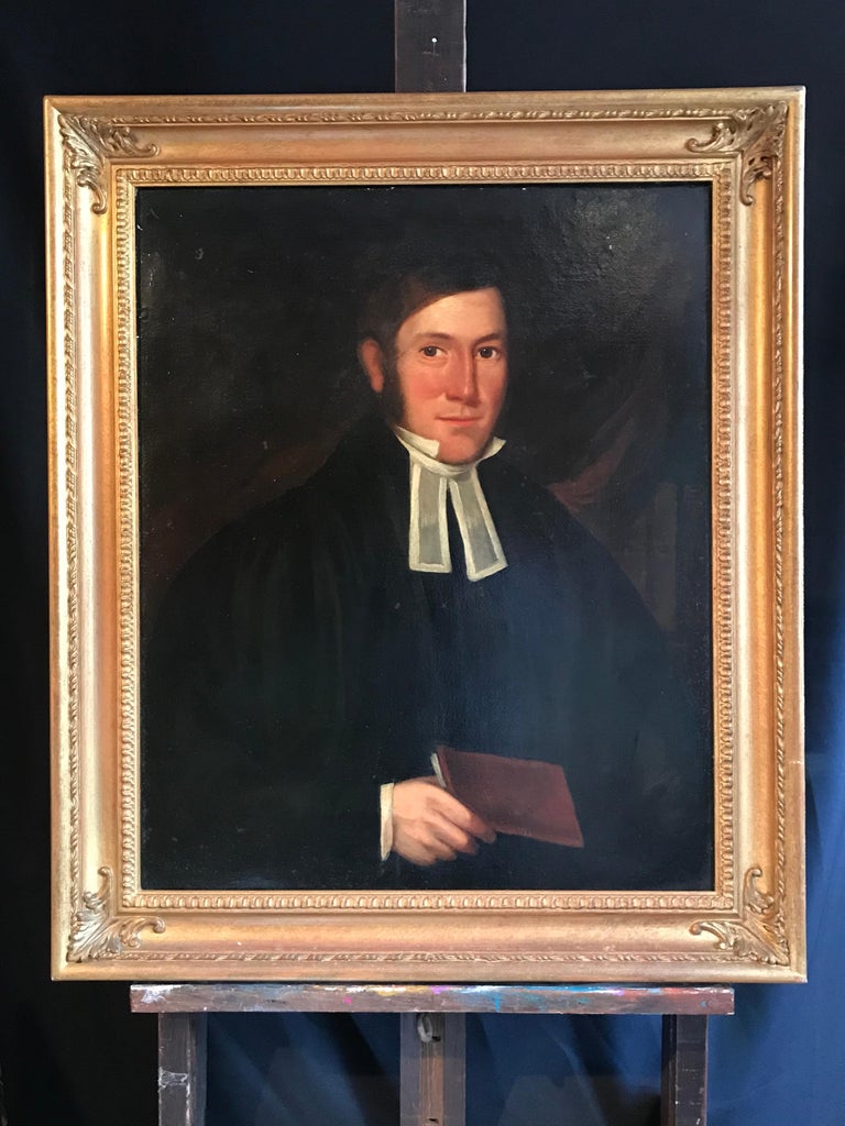 Unknown - The Clergyman, 19th century English Oil Painting at 1stDibs ...