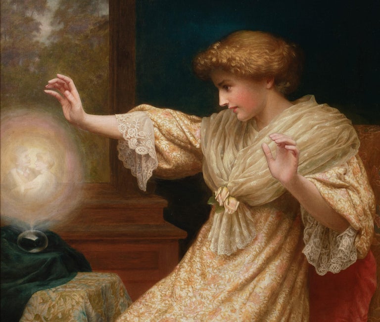 Unknown - The Crystal Ball, 19th Century by George Arthur Gaskell (Exh ...