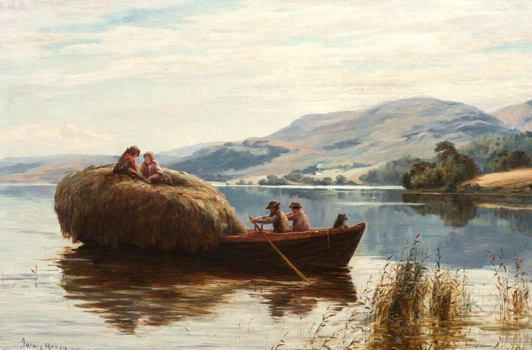 Unknown - The Hay Barge, 19th Century For Sale at 1stDibs