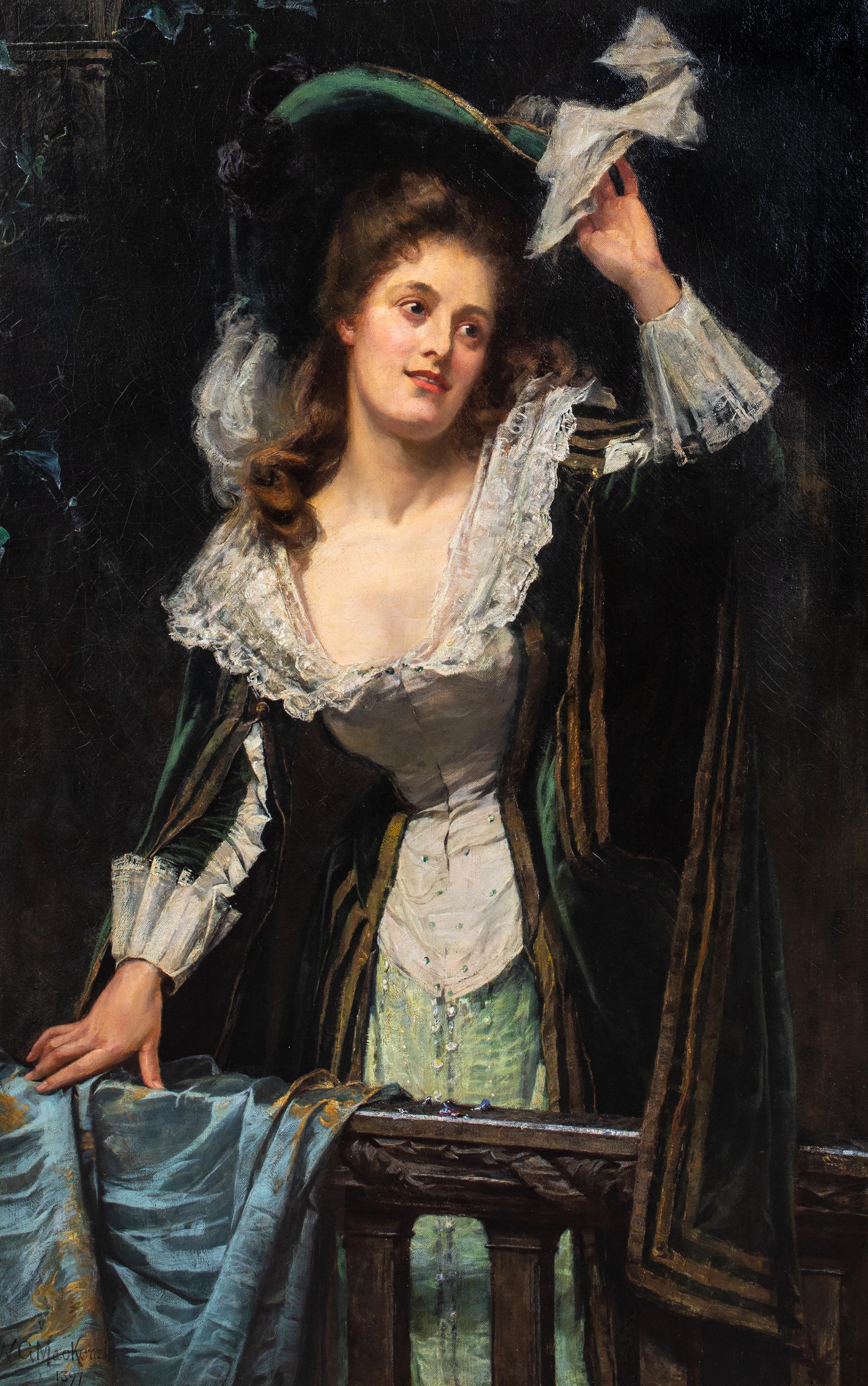 Unknown - The Lover's Farewell, dated 1897 William Gibbs MacKenzie ...