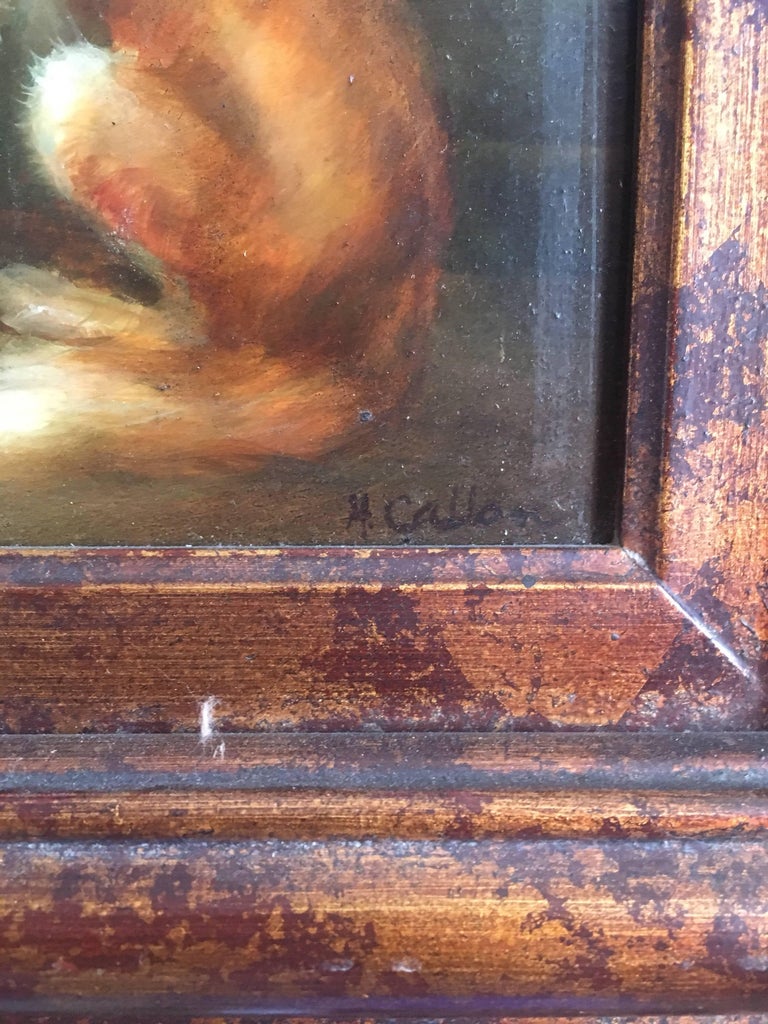 Unknown - The Young Aristocrat and His Pet Dog, Signed Oil Painting at ...