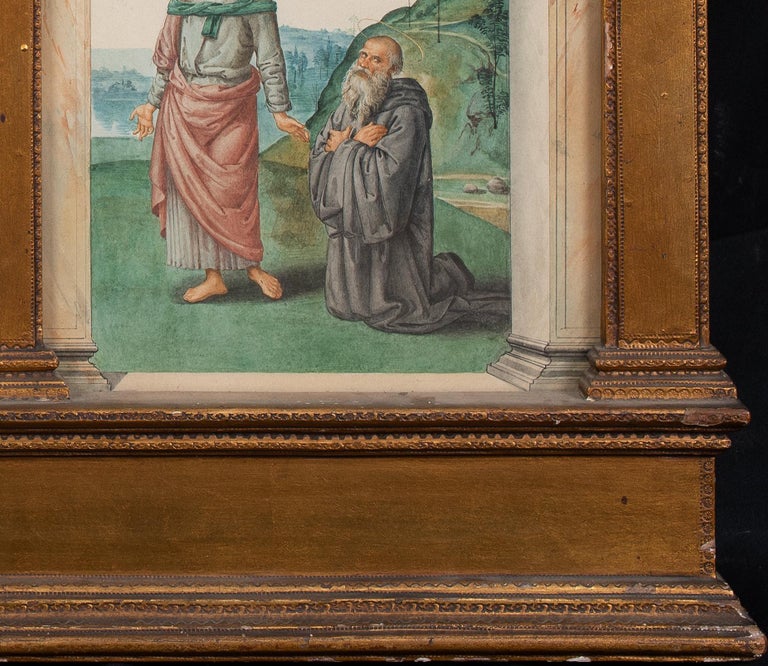 Unknown - Triptych Of The Crucifixion, circa 17th Century follower of PIETRO PERUGINO For Sale ...