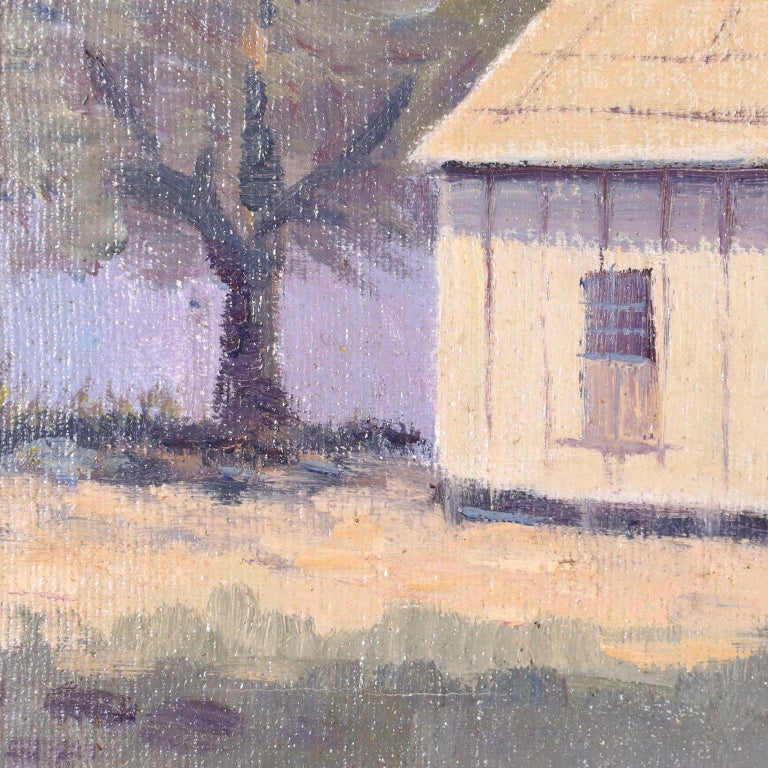 Unknown - Tropical Impressionist Oil Painting on Canvas by Alien ...