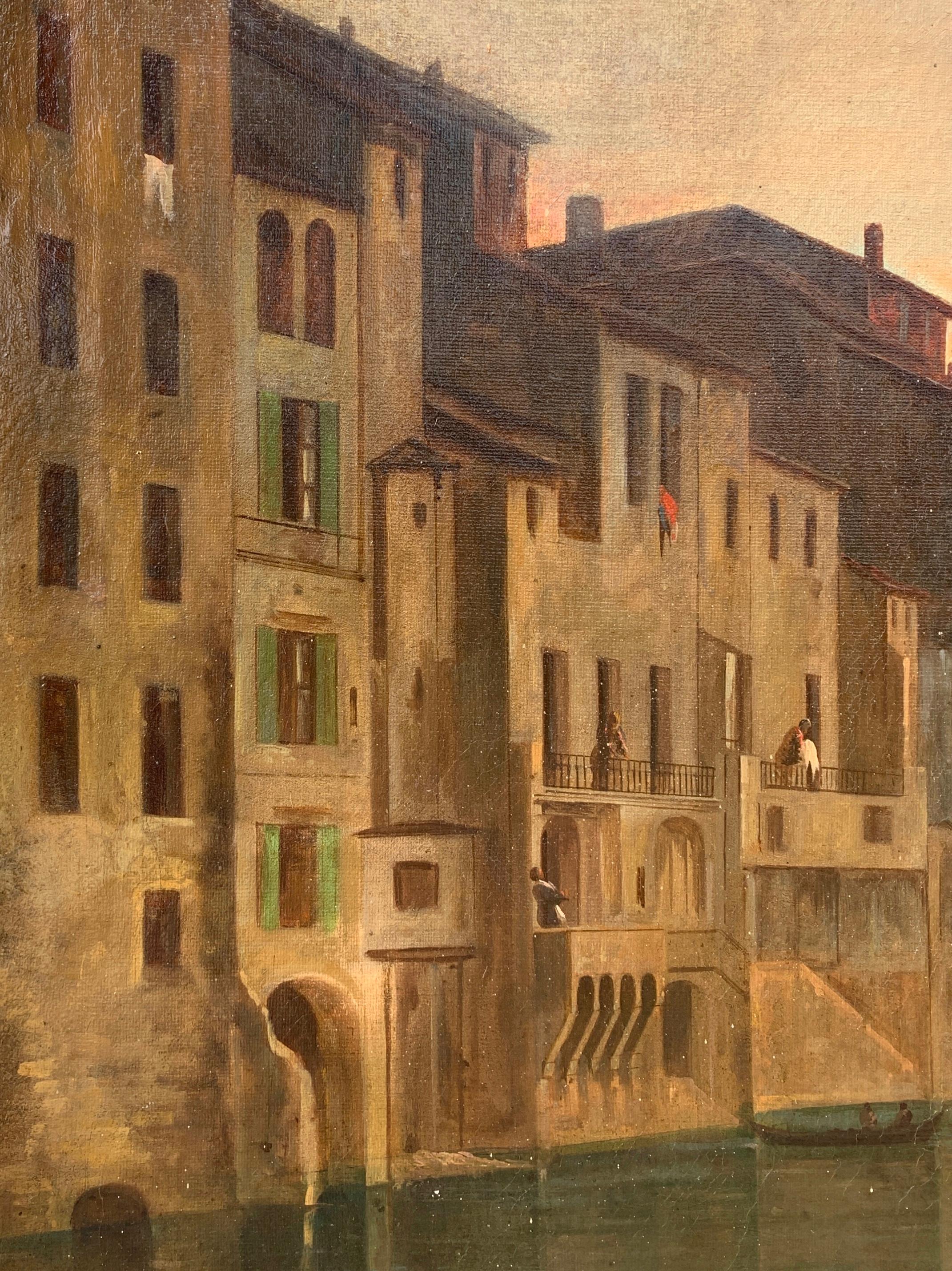 Unknown - Vedutist Florence painter - 19th century landscape painting ...