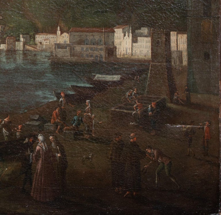 Unknown - View Of Posillipo from the Riviera di Chiaia, circa 1695 by ...