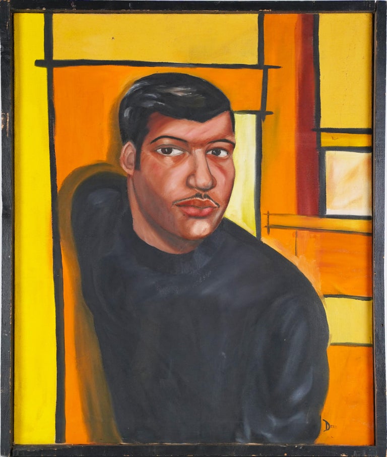 Unknown - Vintage American School Handsome Young Male Model Portrait ...