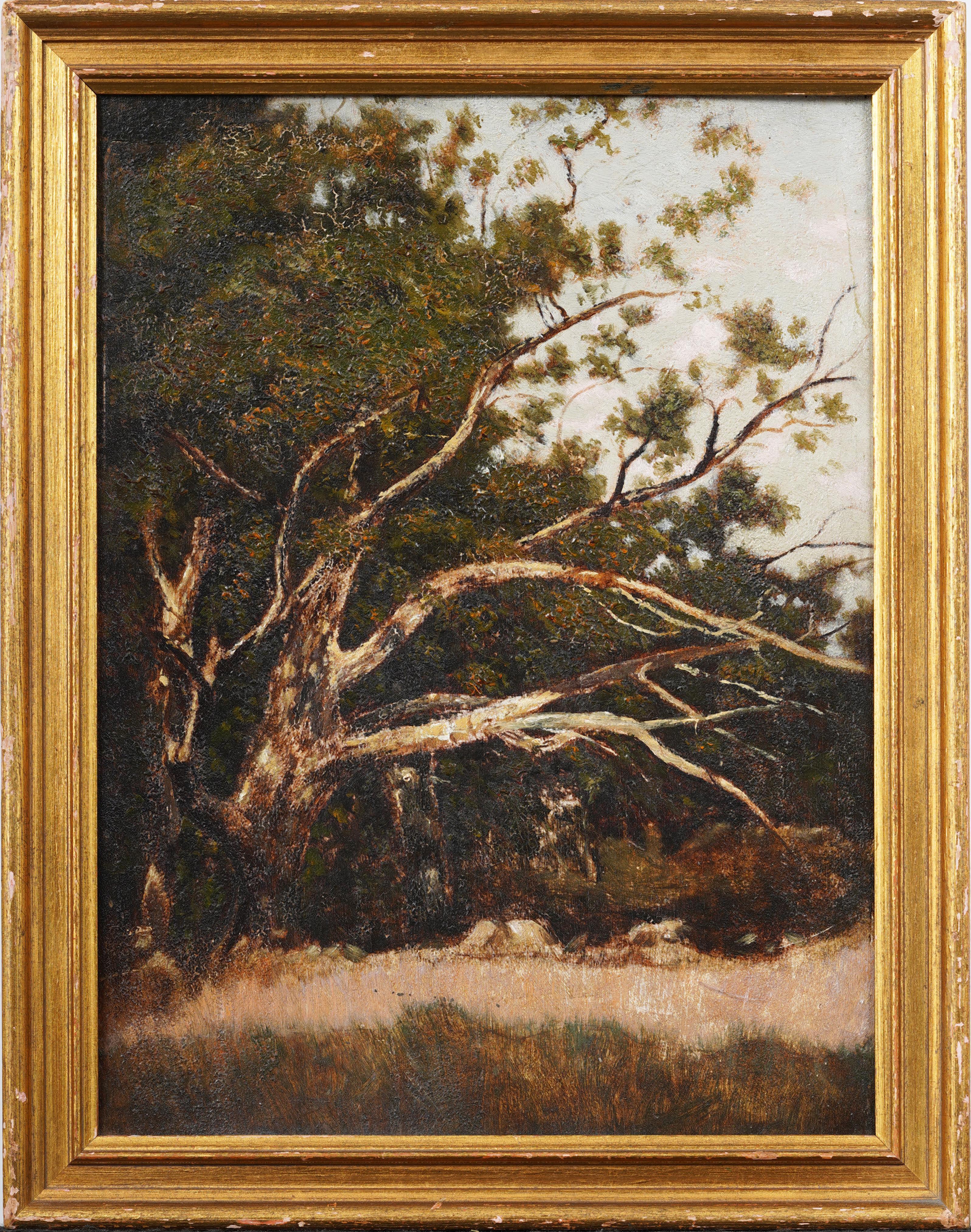 French School Masters - French school Landscape countryside forest oil ...