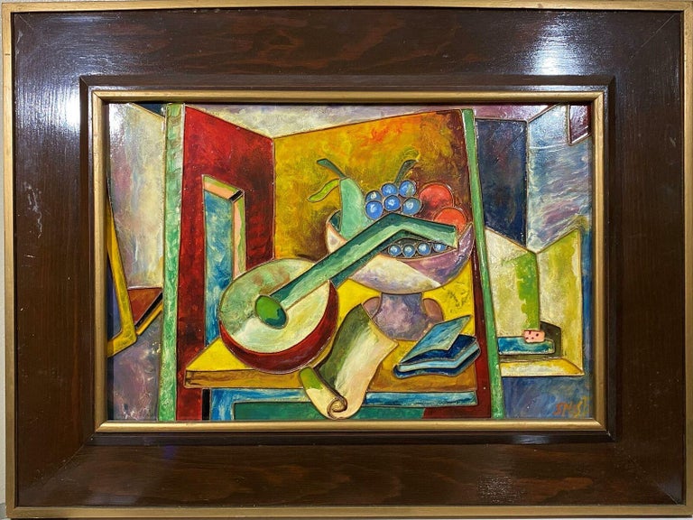 Unknown - Vintage Cubist Art Deco at 1stDibs