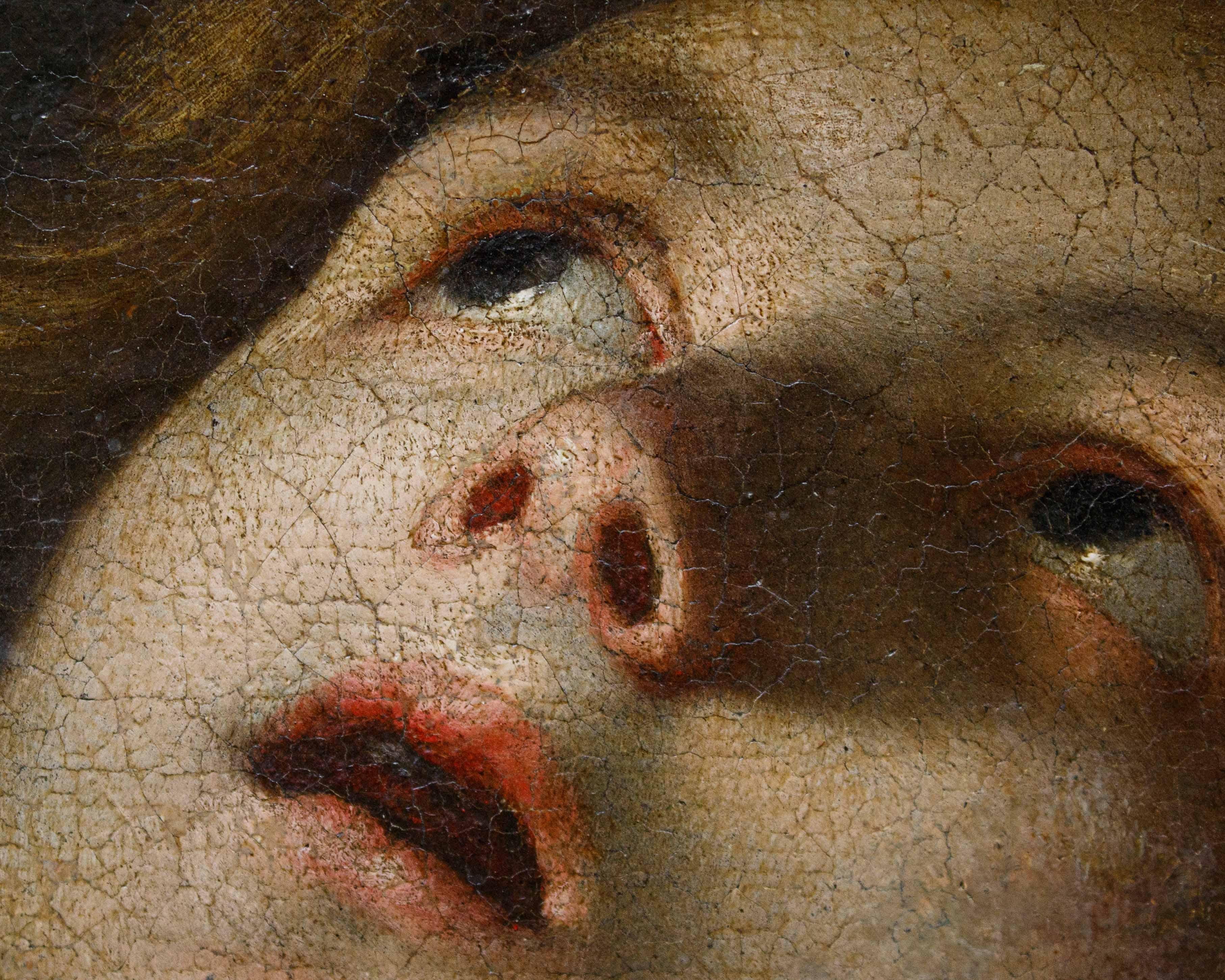 Unknown - Face of Mary Magdalene Oil painting on canvas Neapolitan ...