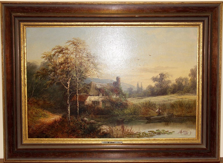 Unknown - W. Stone - 1892 oil painting at 1stDibs | w stone artist ...