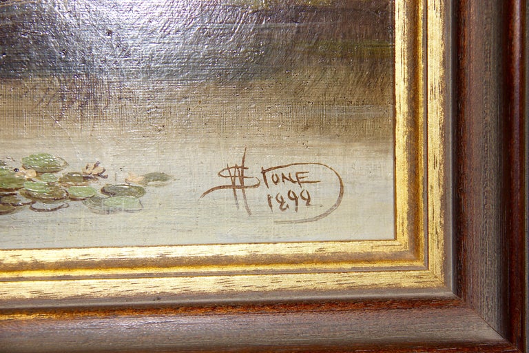 Unknown - W. Stone - 1892 oil painting at 1stDibs | w stone artist ...