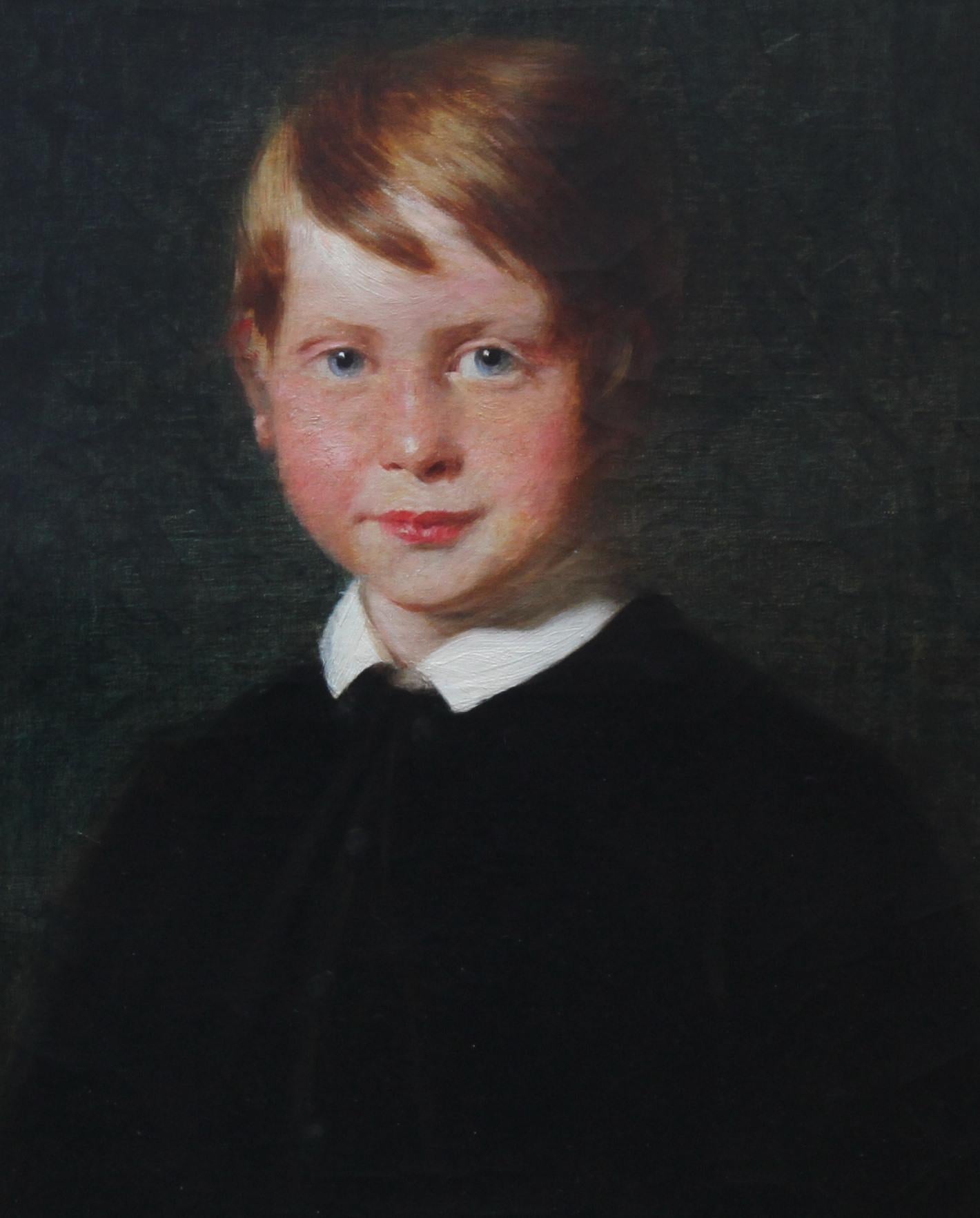 Unknown - Young Boy - Scottish art 19th Century oil painting male ...