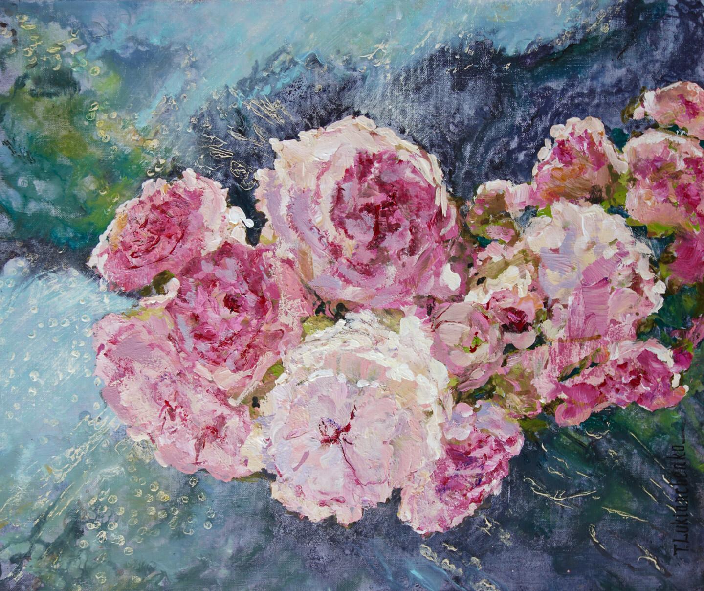 Unknown - Your Roses, Acrylic Painting by Tetiana Lukianchenko, 2020 ...