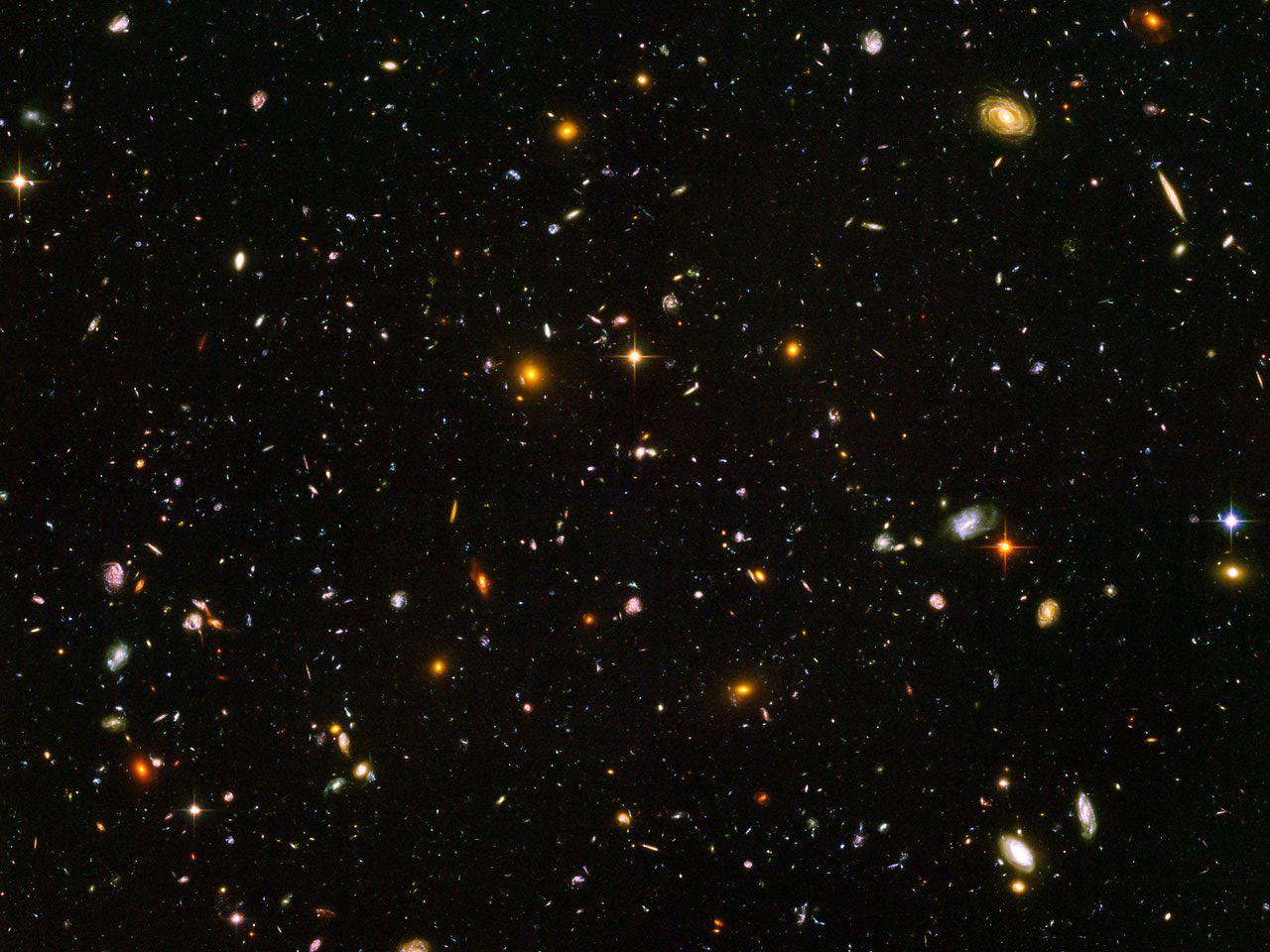 Unknown - 36x24 "Hubble Deep Field" Telescope Space Photography NASA ...