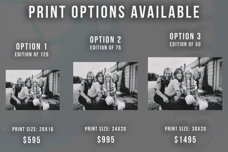 Unknown - ABBA Group Portrait Portrait Fine Art Print For Sale at 1stDibs