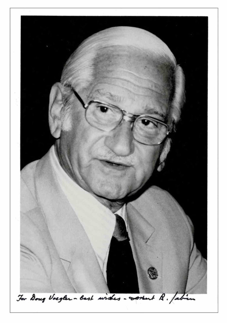 Unknown - Albert Sabin Photographic Portrait and Dedication - 20th ...