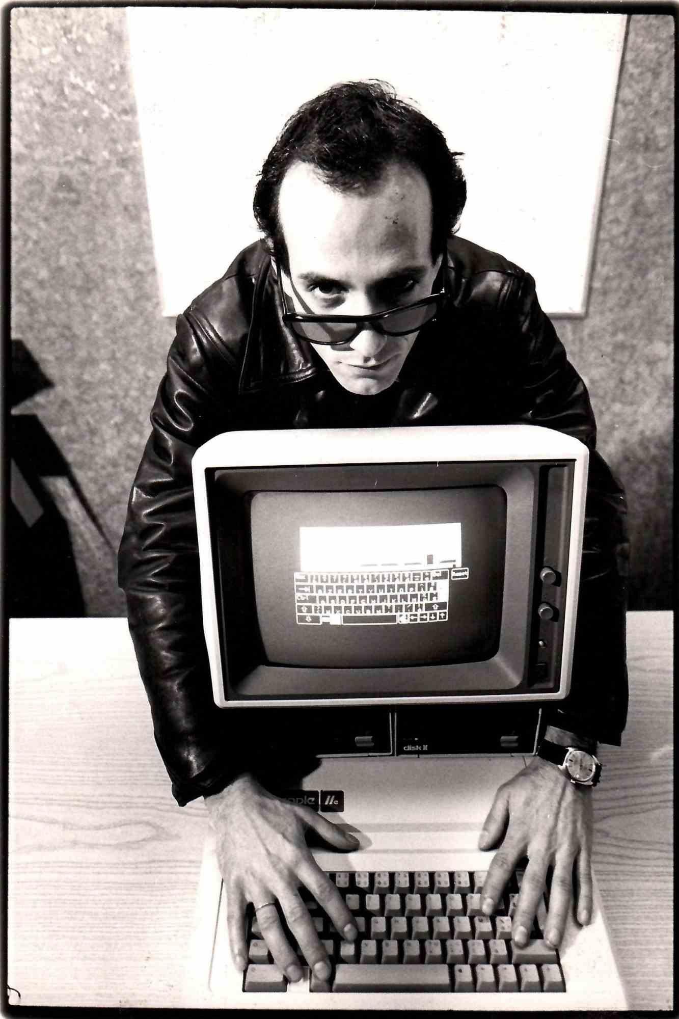 Unknown - Men on the moon, UNIVAC 494 - Vintage Photograph - Early 1970 ...