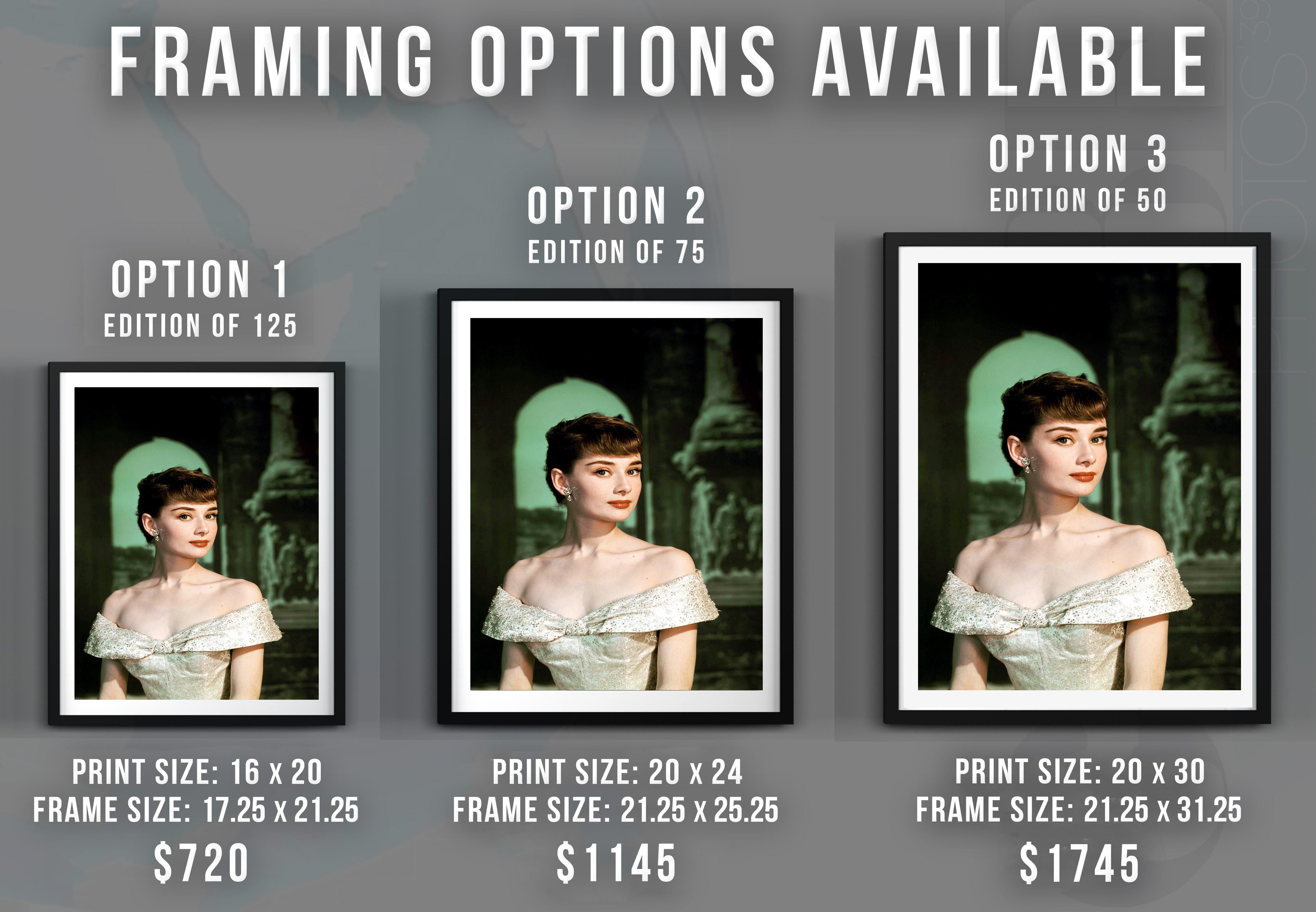 Unknown - Audrey Hepburn "Roman Holiday" in Color Globe Photos Fine Art ...