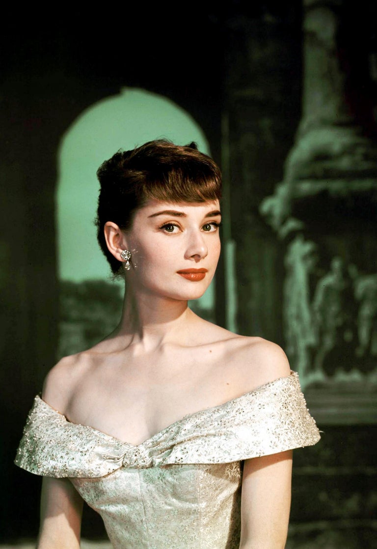 Unknown - Audrey Hepburn "Roman Holiday" in Color Globe Photos Fine Art ...