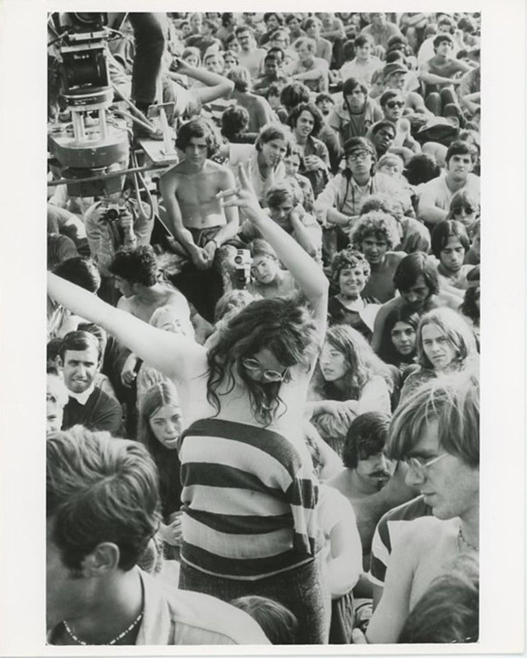Unknown - Bethel New York Woodstock Festival 1969 Crowd Shot at 1stDibs