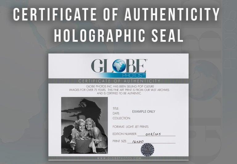 Unknown - Betty Grable Shadow Puppets Fine Art Print For Sale at 1stDibs