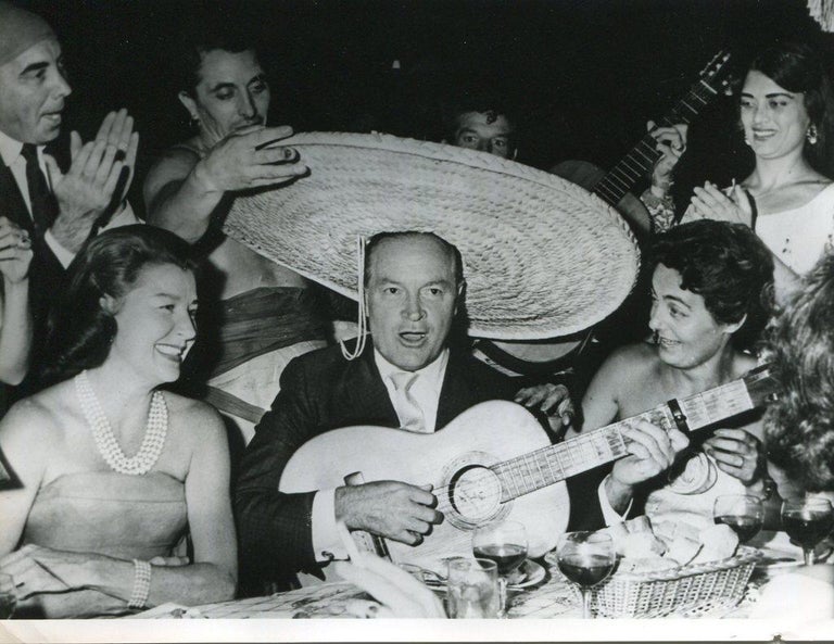 Unknown - Bob Hope Singing - Original Vintage Photograph - 20th Century ...