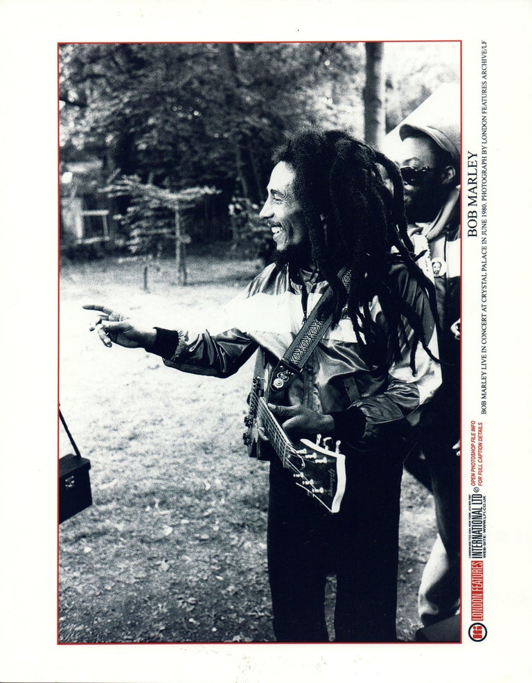 Unknown - Bob Marley Smiling at Crystal Palace Vintage Original ...