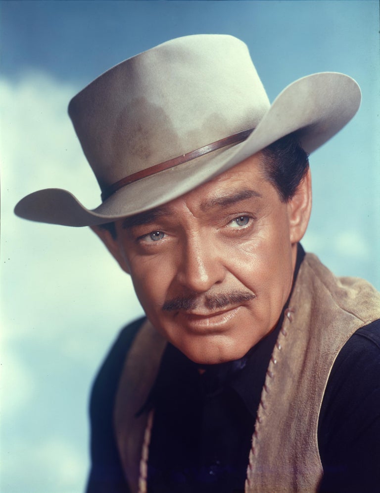 Unknown - Clark Gable in Stunning Color Fine Art Print For Sale at ...