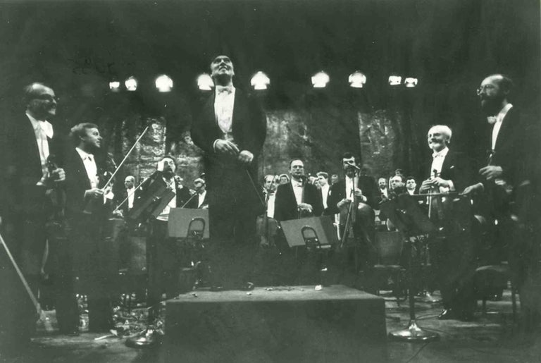 Unknown - Claudio Abbado - Vintage Photograph - 1980s For Sale at 1stDibs
