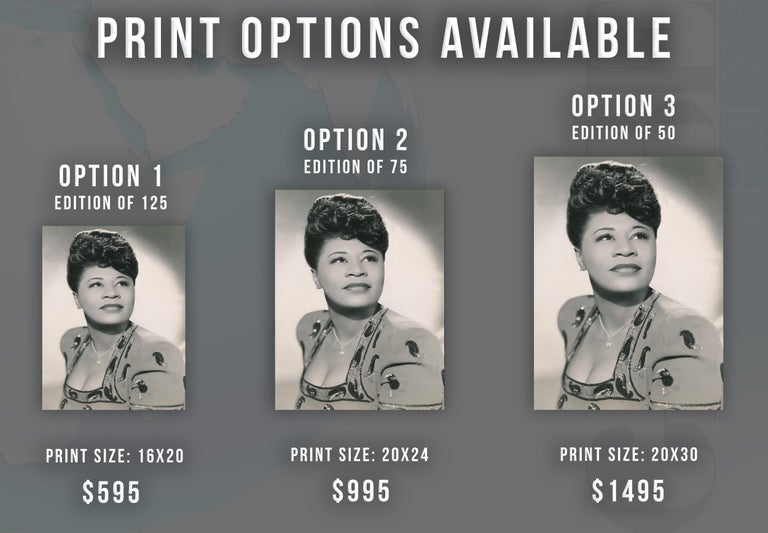 Unknown - Ella Fitzgerald, The First Lady of Song Fine Art Print For ...