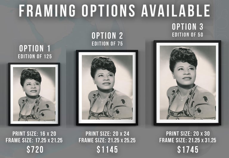 Unknown - Ella Fitzgerald, The First Lady of Song Fine Art Print For ...