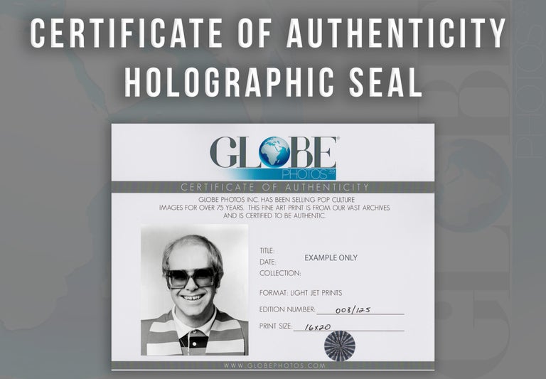 Unknown - Elton John Smiling Globe Photos Fine Art Print For Sale at ...