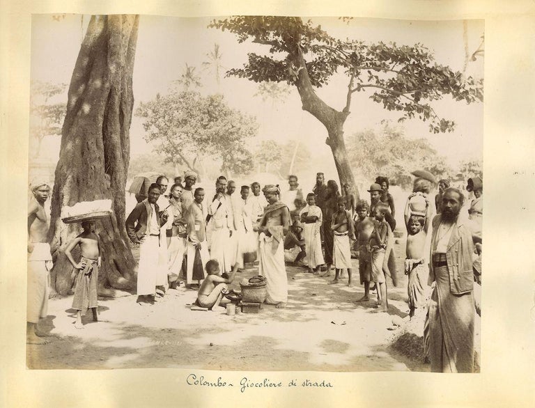 Unknown - Ethnographic Photos from Colombo Sri Lanka - Original Albumen ...
